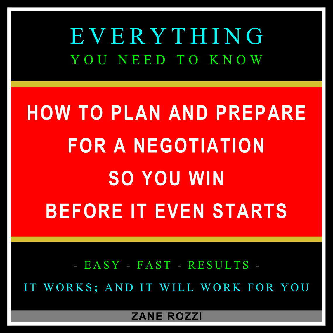 How to Plan and Prepare for a Negotiation So You Win Before It Even ...