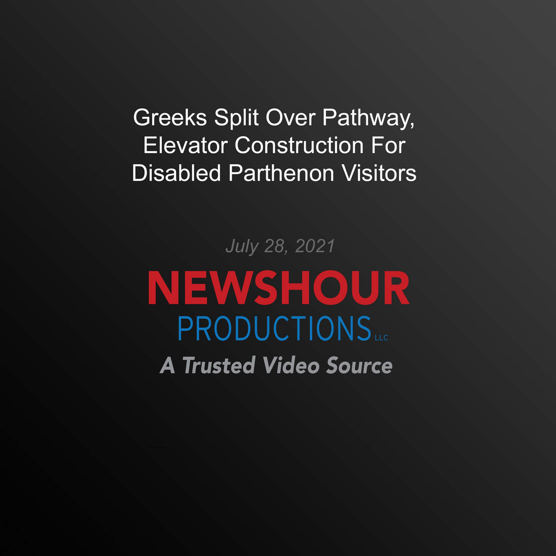Greeks Split Over Pathway, Elevator Construction For Disabled Parthenon ...