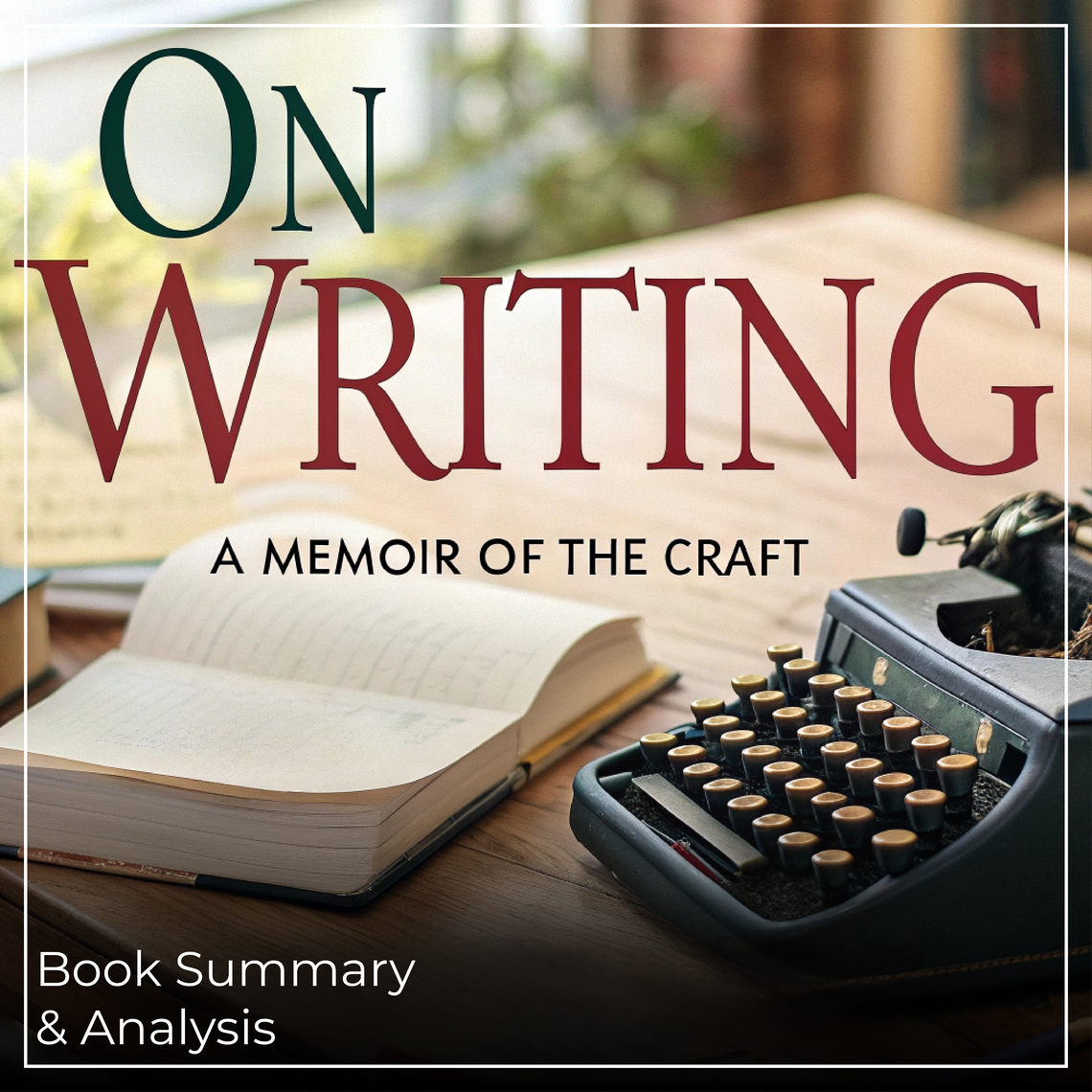 On Writing: A Memoir of the Craft - Book Summary & Analysis by Stephen ...