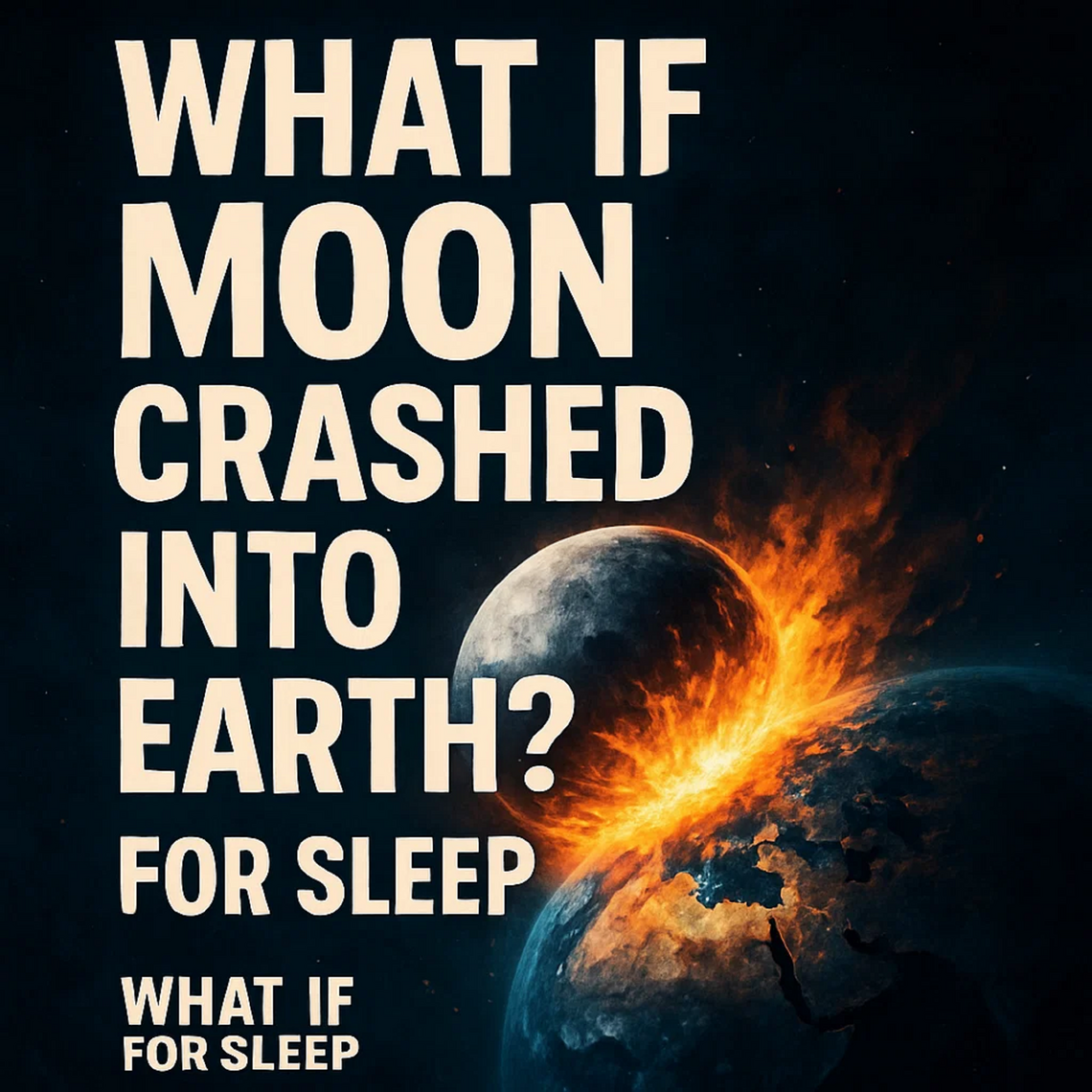 What If Moon Crashed Into Earth? - For Sleep by What If For Sleep (Audiobook) - Read free for 30 ...