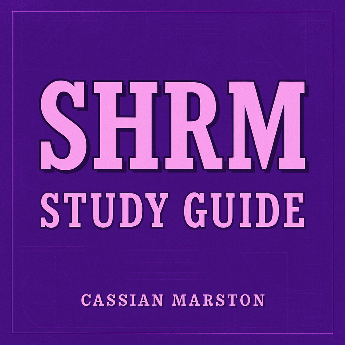 SHRM Study Guide by Cassian Marston (Audiobook) - Read free for 30 days
