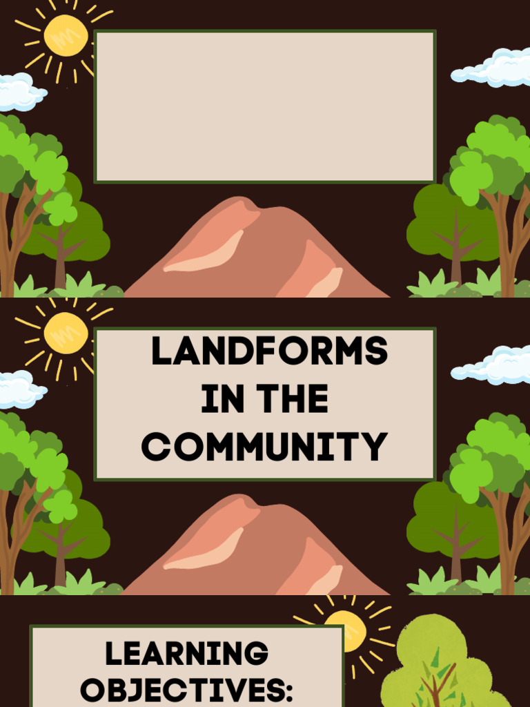 Earth's Landform Educational Presentation | PDF