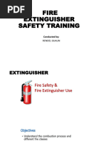 Fire Safety & Extinguisher Training Guide | PDF | Fires | Combustion