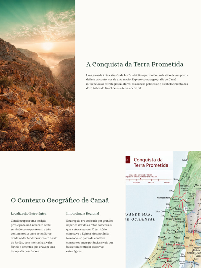 A Conquista Da Terra Prometida | PDF | Josué | Reino de Judá