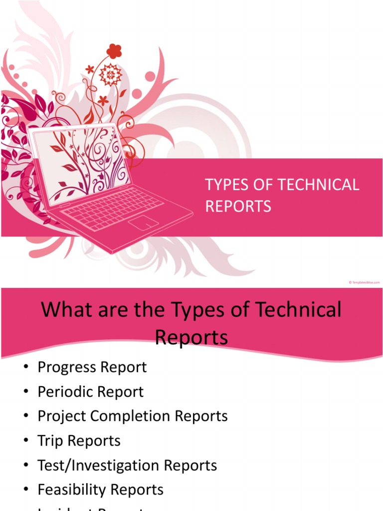 Types of Technical Reports | PDF | Business