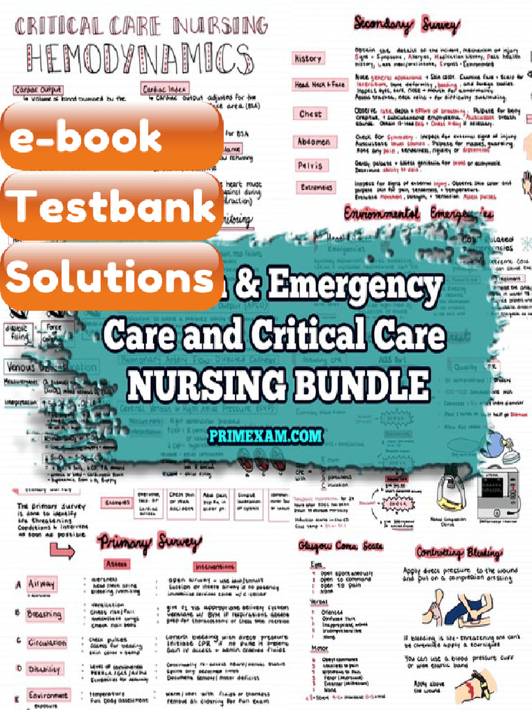 Ebook & Testbank Trauma Emergency Care and Critical Care Nursing Basics ...