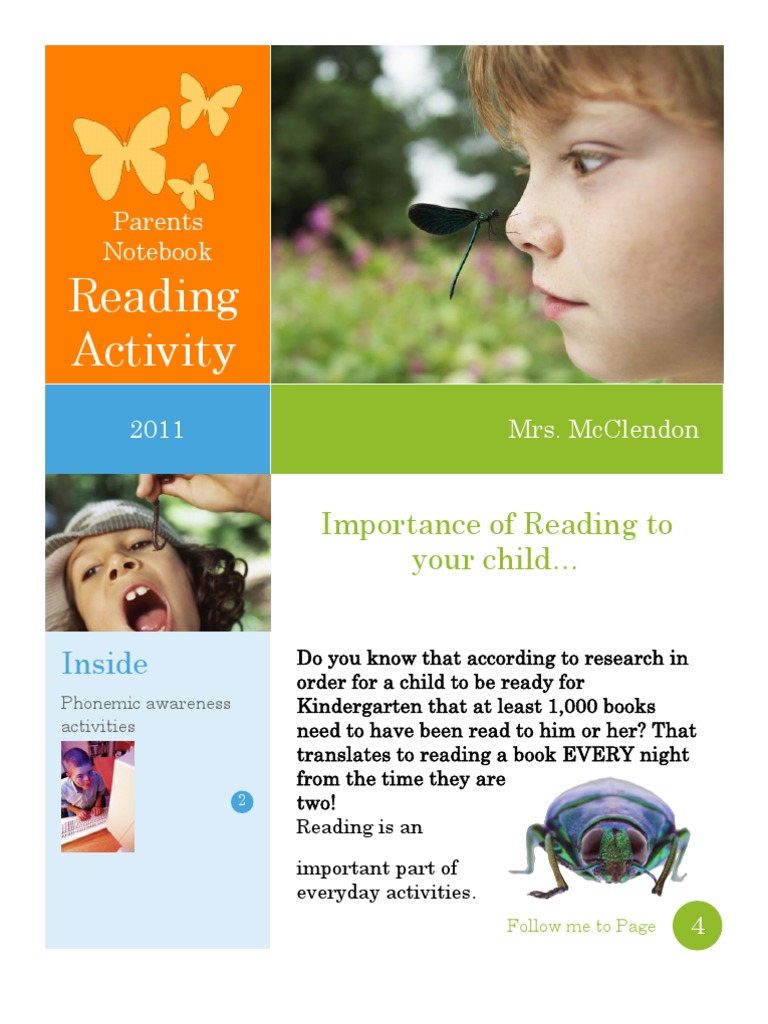 Reading Activities for Parents | PDF | Phonics | Reading Comprehension