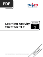 TLE 8: Working Drawings & Diagrams | PDF | Electronics | Electricity