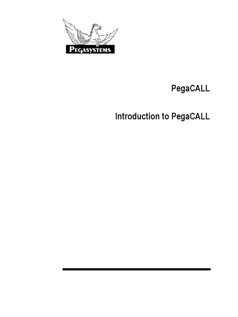 Introduction To PegaCALL | PDF | Call Centre | Interactive Voice Response