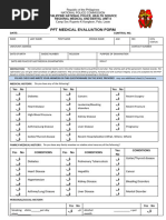 PNP PFT Form 2025 for Officers | PDF | Physical Attractiveness ...