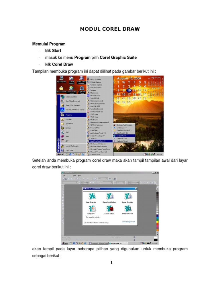 Tutorial Coreldraw | PDF