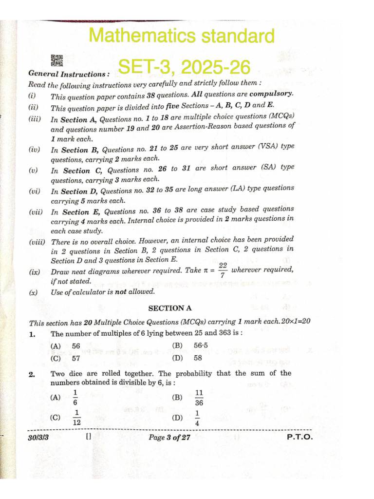 Class 10th Maths 4 | PDF