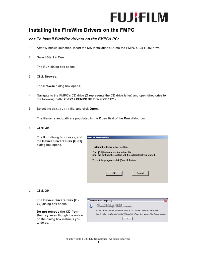 Installing The Firewire Drivers On The FMPC | PDF | Internet Protocols ...