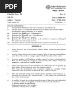 Deriving Physics Equations Practice | PDF | Orbit | Mass