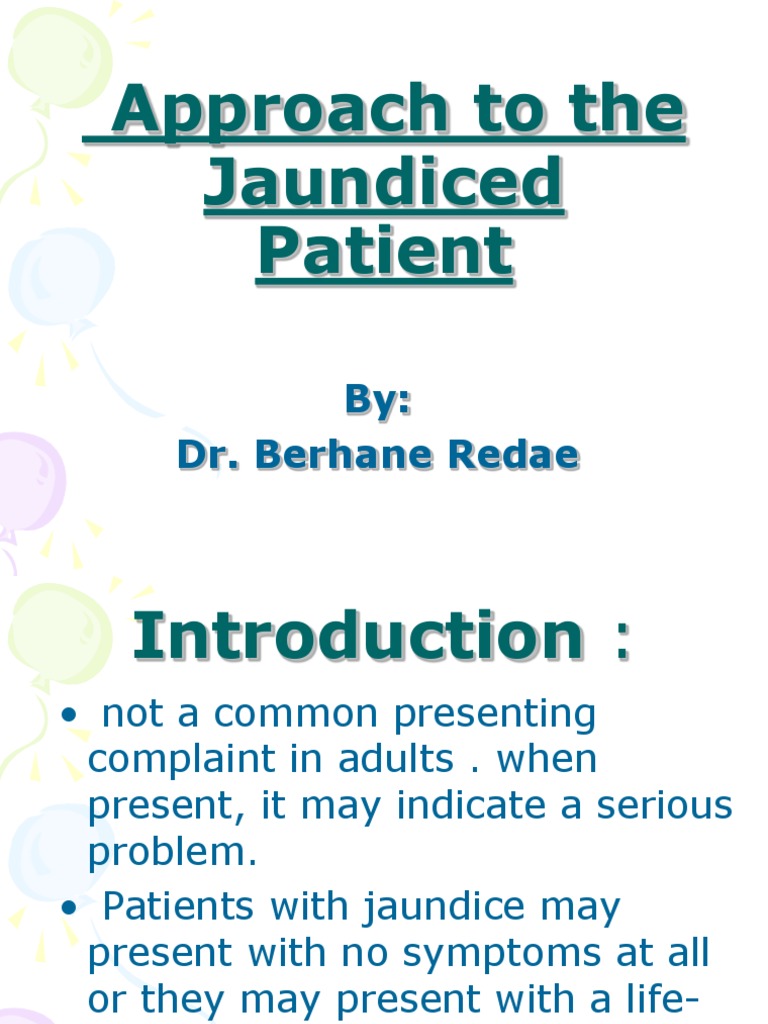 Approach To Jaundice Patient | PDF | Liver | Gastroenterology