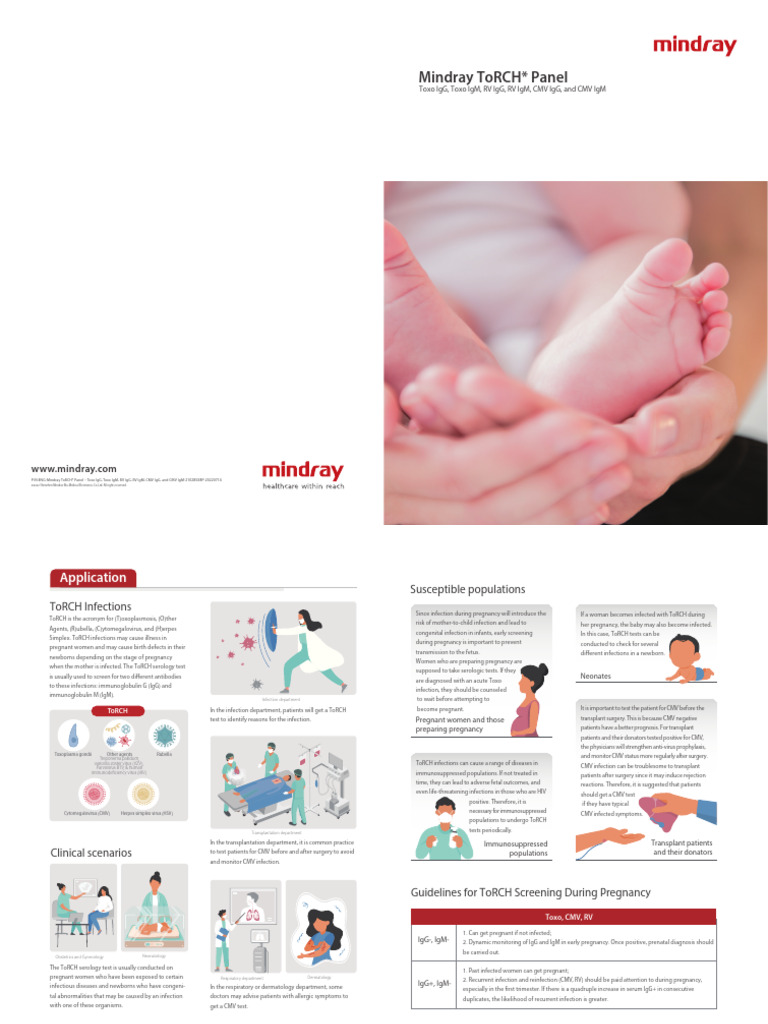Mindray Torch Panel | PDF | Serology | Infection