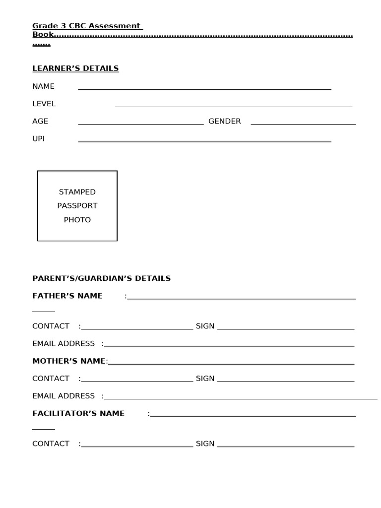 Grade 3 Assessment Book | PDF | Vocabulary