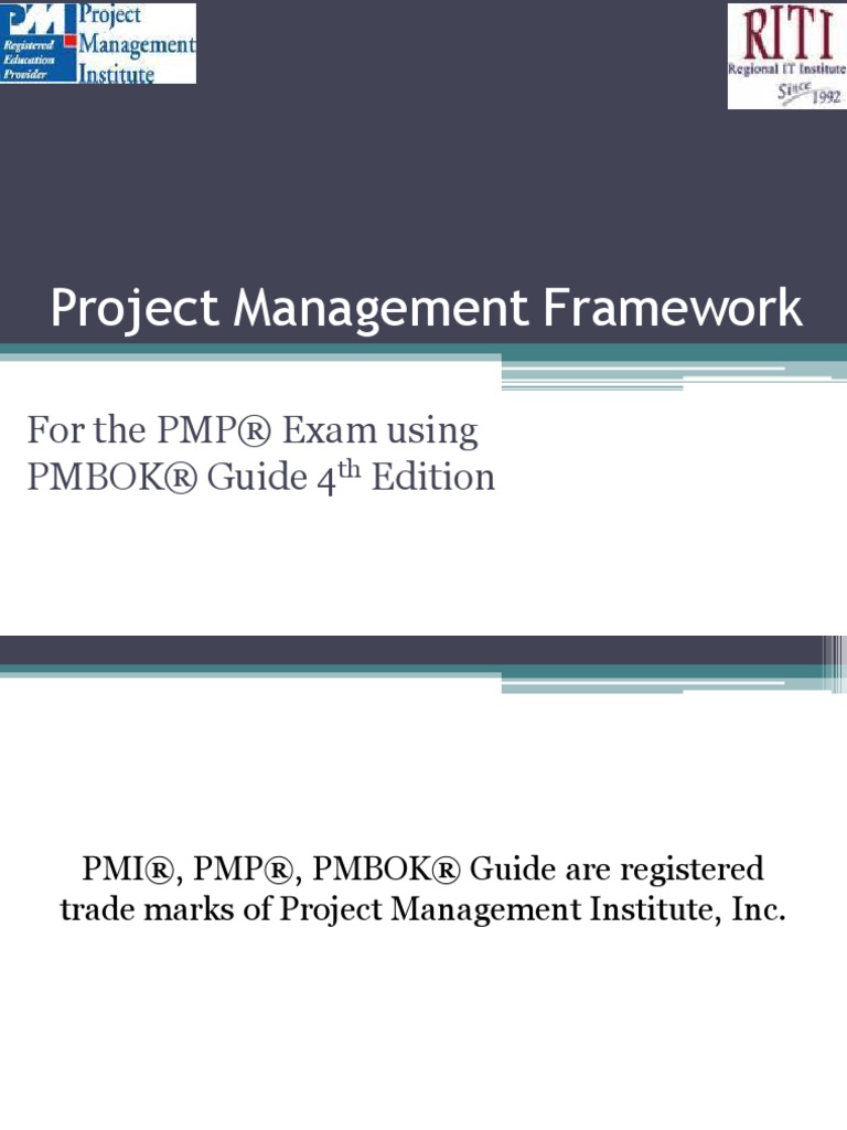 Project Management Framework Fourth Edition | PDF | Project Management ...