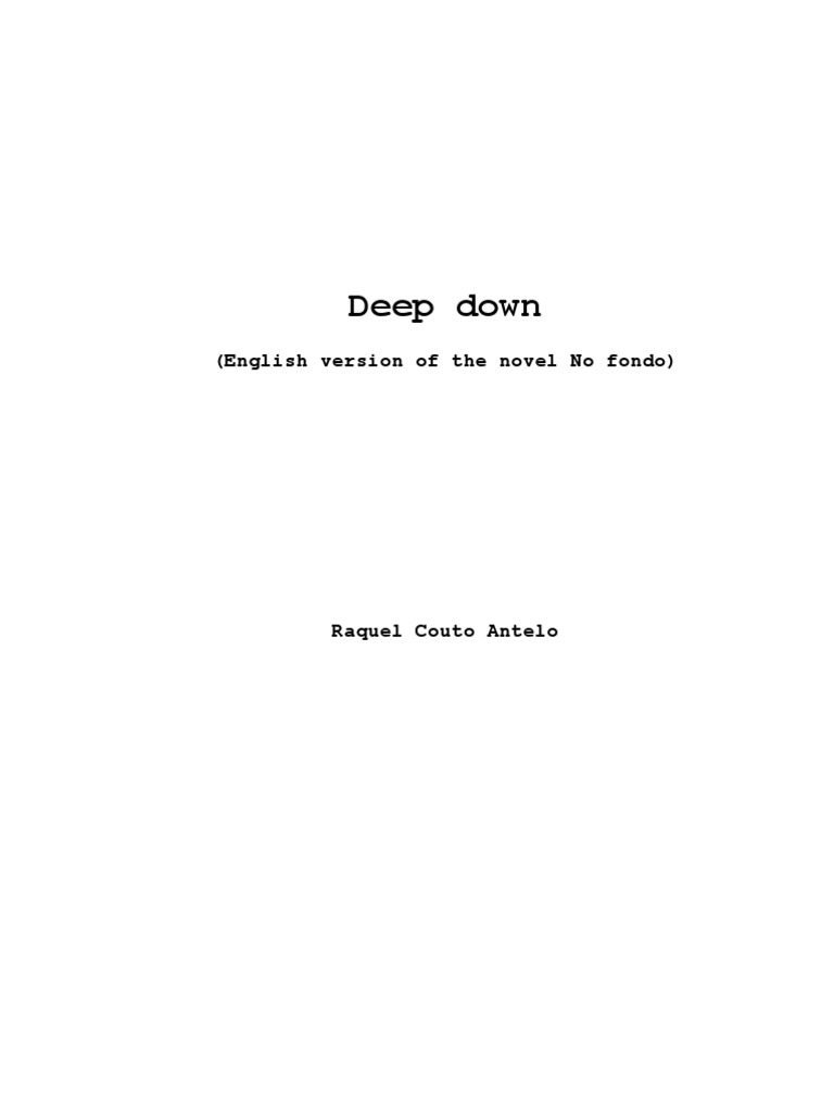 Deep Down | PDF | Tsunami