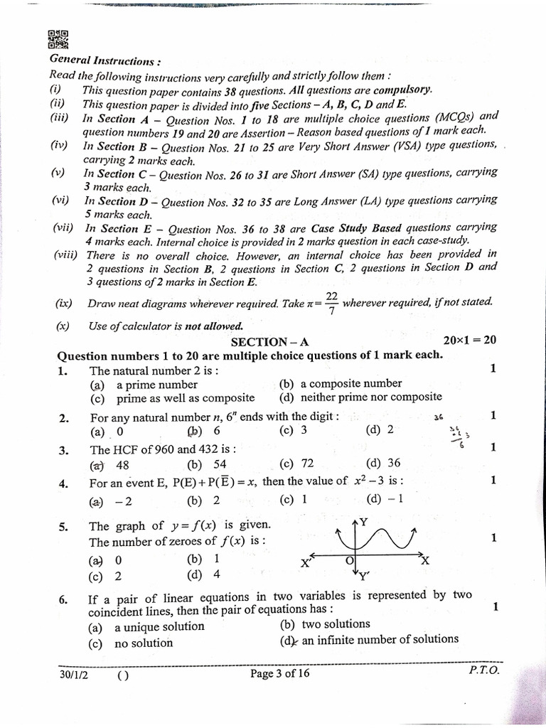 Math Board Set 2 | PDF