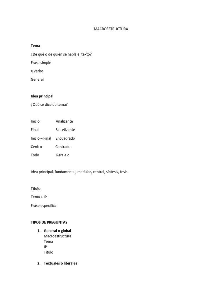 Comprensión de Lectura | PDF