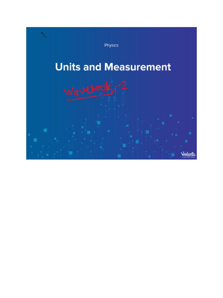 Units and Measurement Part 2 | PDF