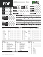 Cyberpunk Red Fillable Character Sheet | PDF | Weaponry | Leisure