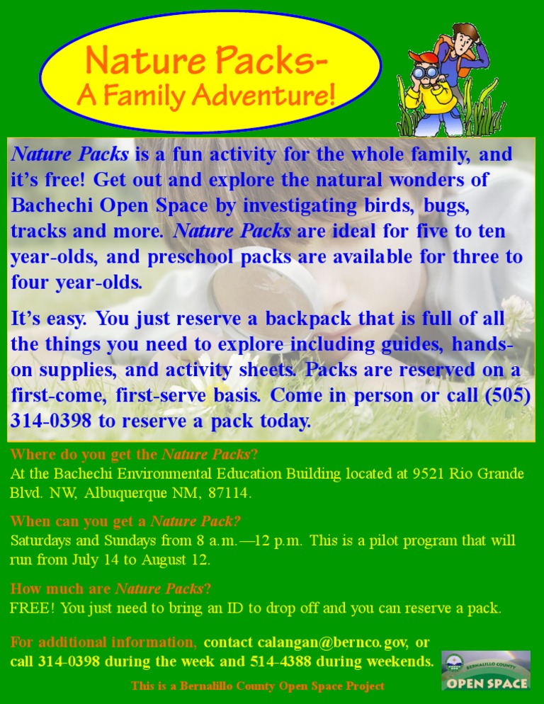 Nature Packs Flyer | PDF | Self-Improvement