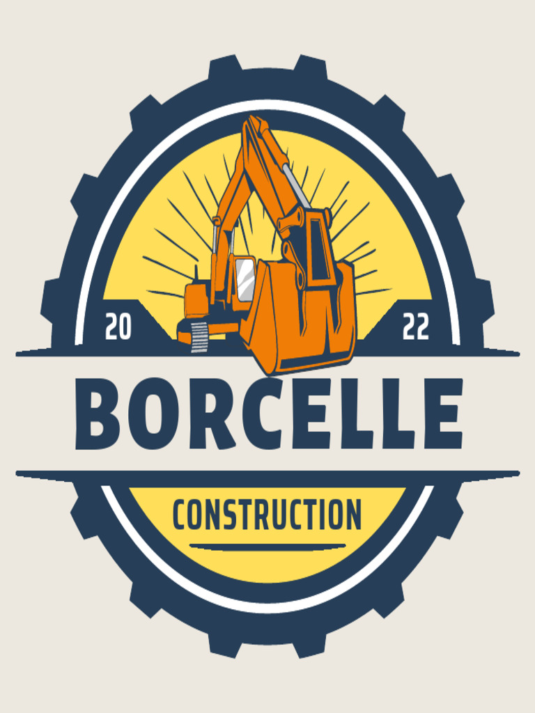 Vintage Retro Construction Industry Badge Logo | PDF