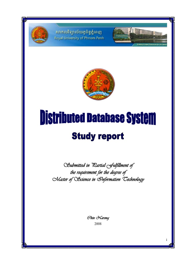 Distributed Database System Pdf Replication Computing Databases