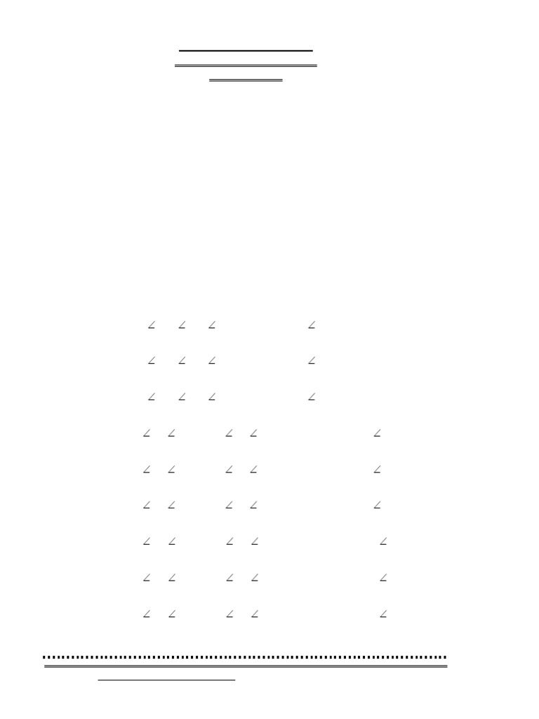 Practice Problems Set CH (6 To 12) | PDF | Triangle | Perpendicular