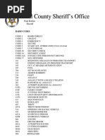 Michigan MICR Arrest Charge Codes | PDF | Theft | Burglary