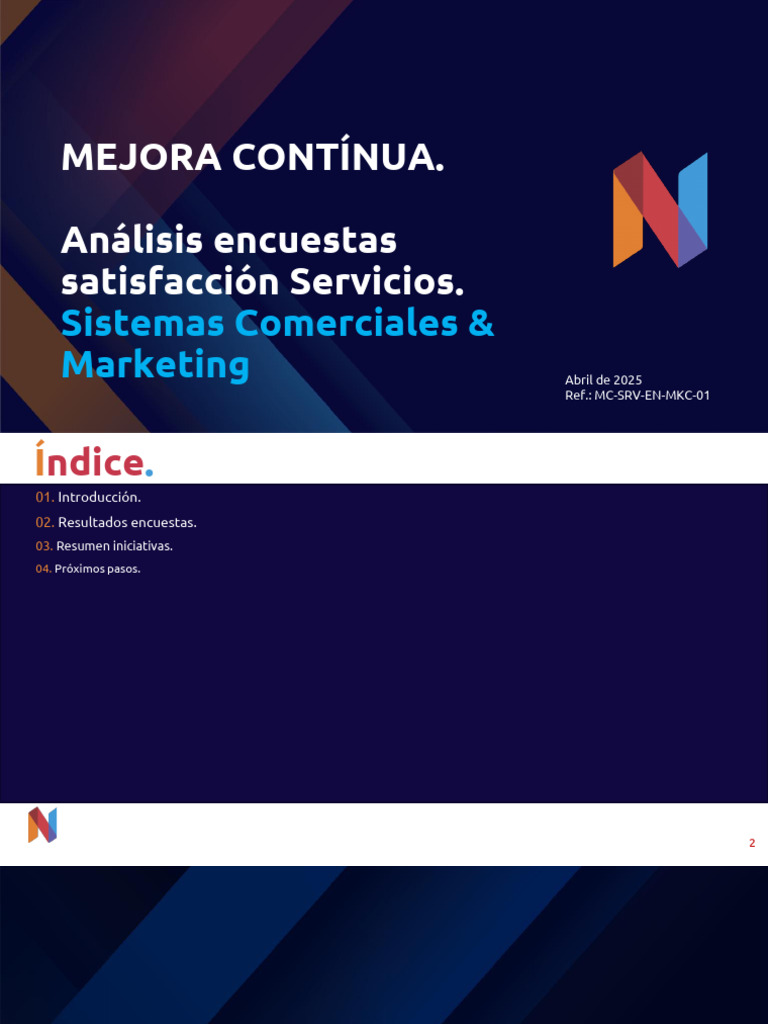 Mc Srv en Mkc 01 (Encuestas Satisf. Mktcomm) v1.0 | PDF | Marketing