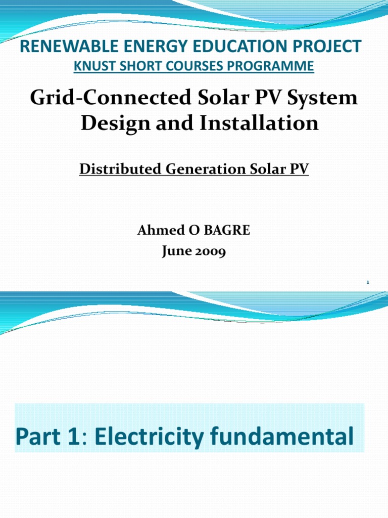 Distributed Generation Solar PV | PDF | Kilowatt Hour | Photovoltaics