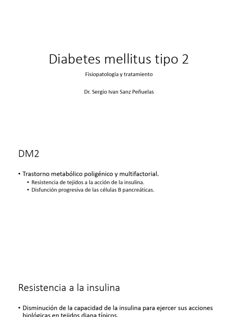 DM2 fisio y tto 2 | PDF | Insulina | Diabetes