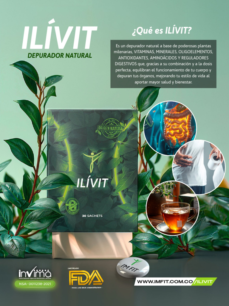 Folleto ILÍVIT Depurador Natural 2025 | PDF | Antioxidante | gordo