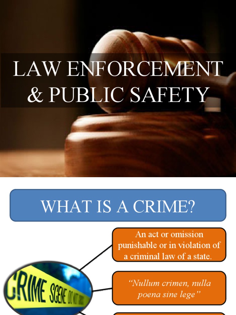 Law Enforcement and Public Safety | PDF | Law Enforcement Agency ...