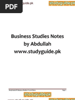 Commerce Notes Igcse Edexcel | PDF | Career & Growth | Business