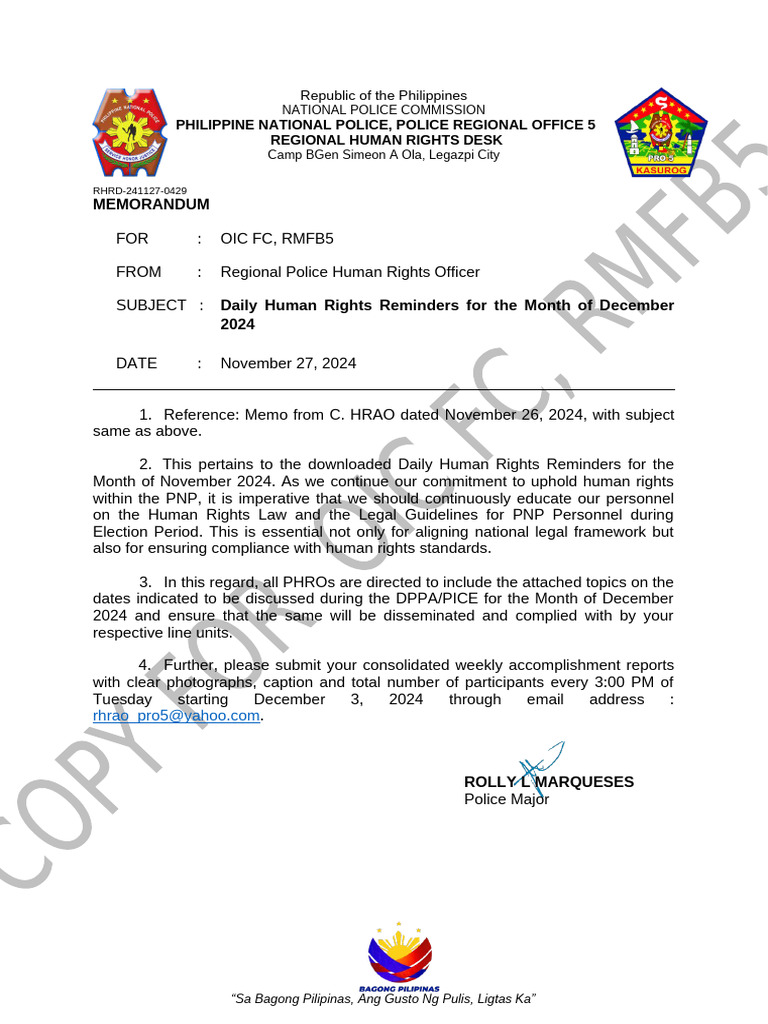 Transmittal To RMFB | PDF