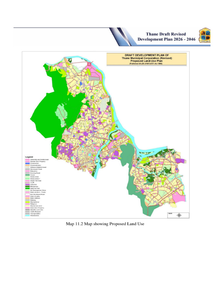 Thane Draft Development Plan Map 2026 | PDF