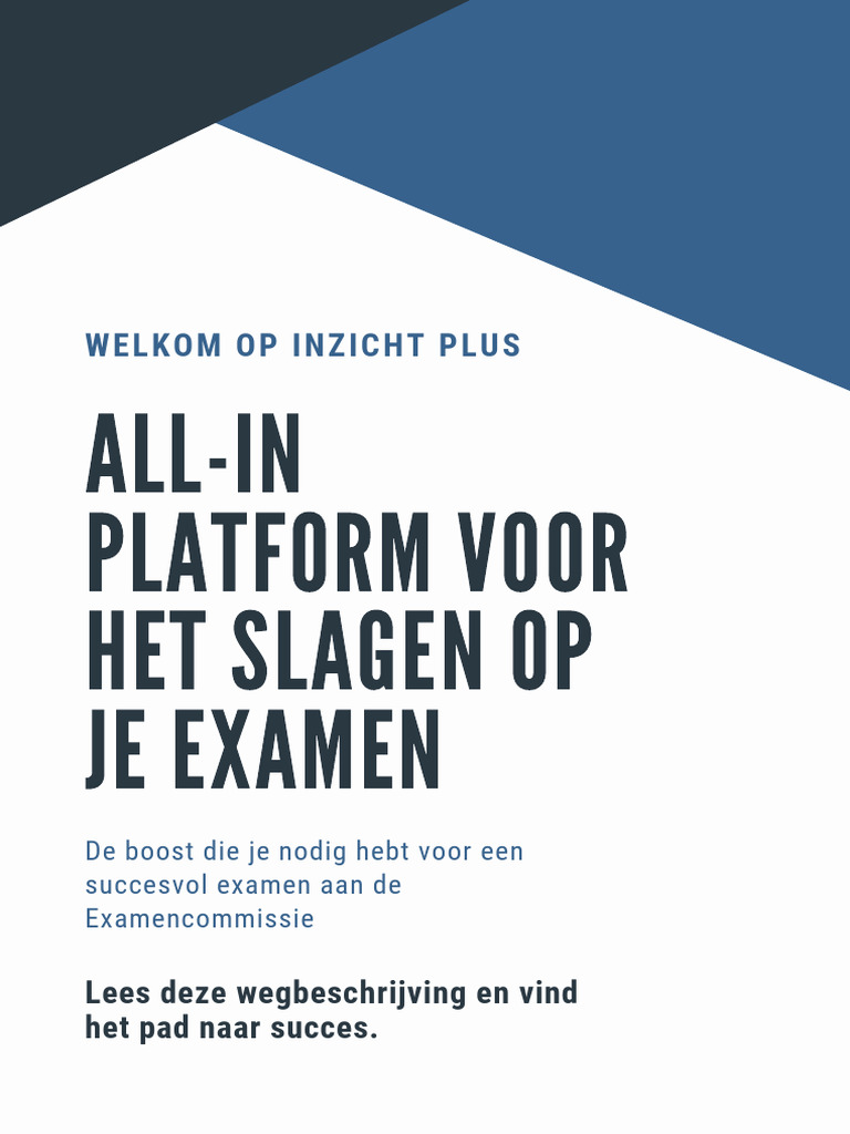 Handleiding - INzicht PLUS | PDF