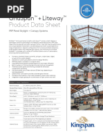 Kalwall Translucent Canopy System Specs | PDF | Fiberglass | Materials
