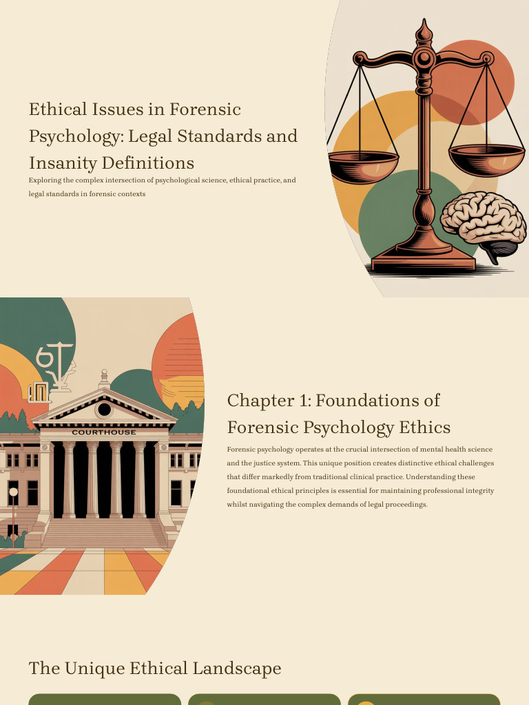 Ethical Issues in Forensic Psychology - Legal Standards and Insanity ...
