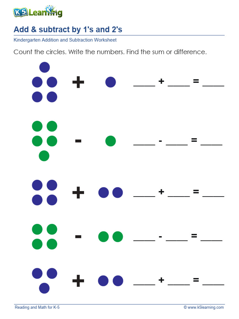 Add Subtract Objects B | PDF