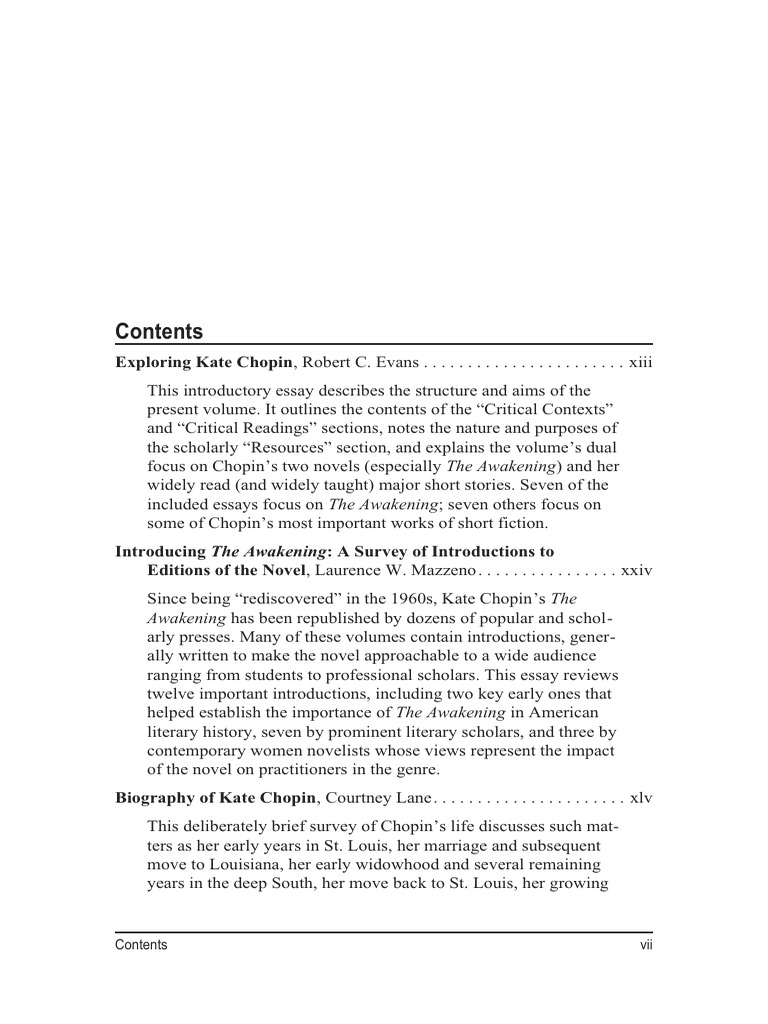 CI Chopin Resources | PDF | The Awakening (Chopin Novel)