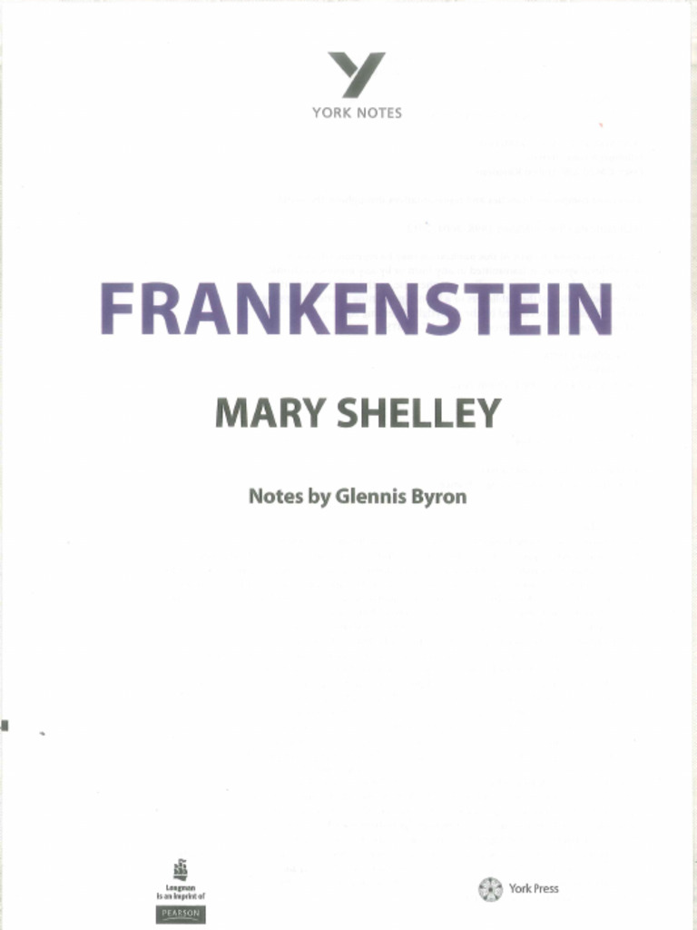 Frankenstein Notes | PDF