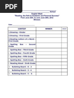 Dictation Rubric | PDF
