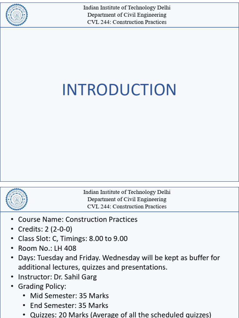 CVL244 Notes 1 - Compressed | PDF | Civil Engineering | Loam