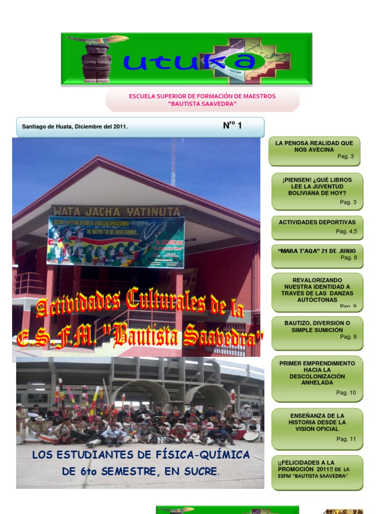 TUTUKA | PDF | Agua | Bolivia