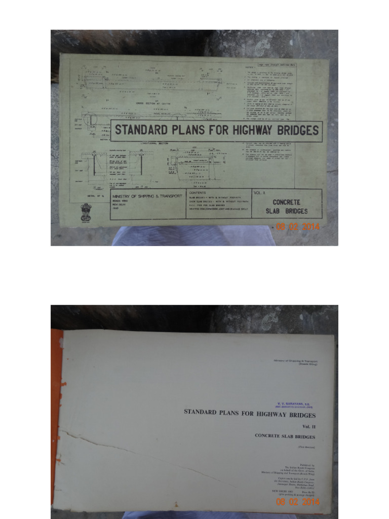 Standard Plans For Highway Bridges Concrete Slab Bridges | PDF